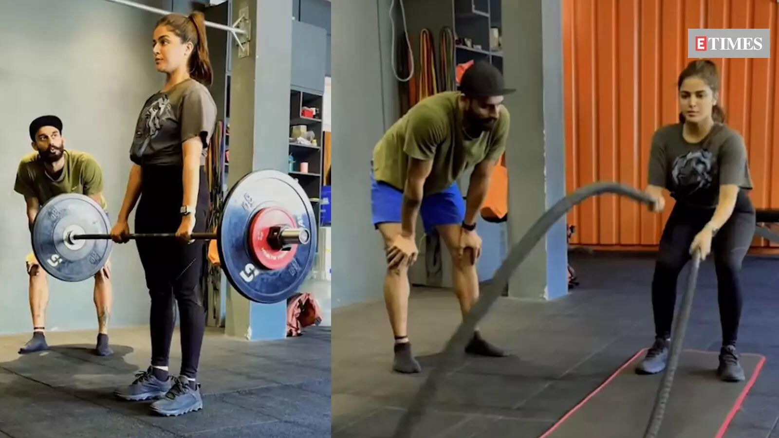 Wamiqa Gabbi shares a glimpse of her workout session, shells out ...