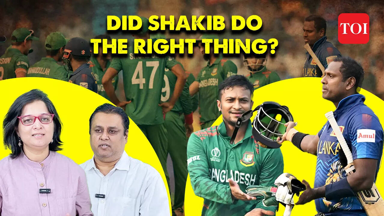 Angelo Mathews's 'timed out' dismissal triggers debate: Playing by the ...