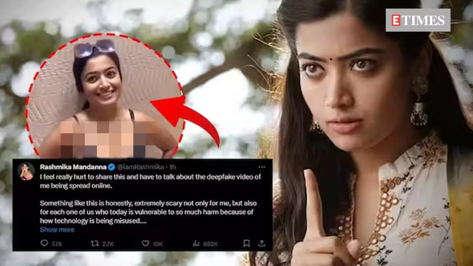 Rashmika Mandanna slams viral Deepfake video, says ‘extremely scary'