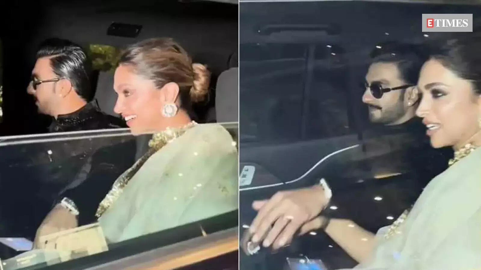 PDA moment captured! Ranveer Singh-Deepika Padukone hold hands as they ...