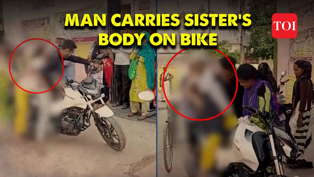 Caught on cam: Weeping youth carries dead sister home on motorcycle in ...