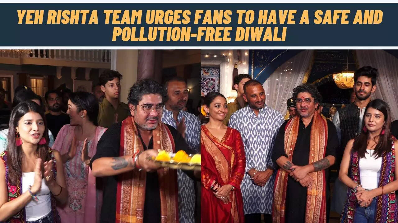 yeh rishta: Yeh Rishta Kya Kehlata Hai team celebrates Choti Diwali on ...