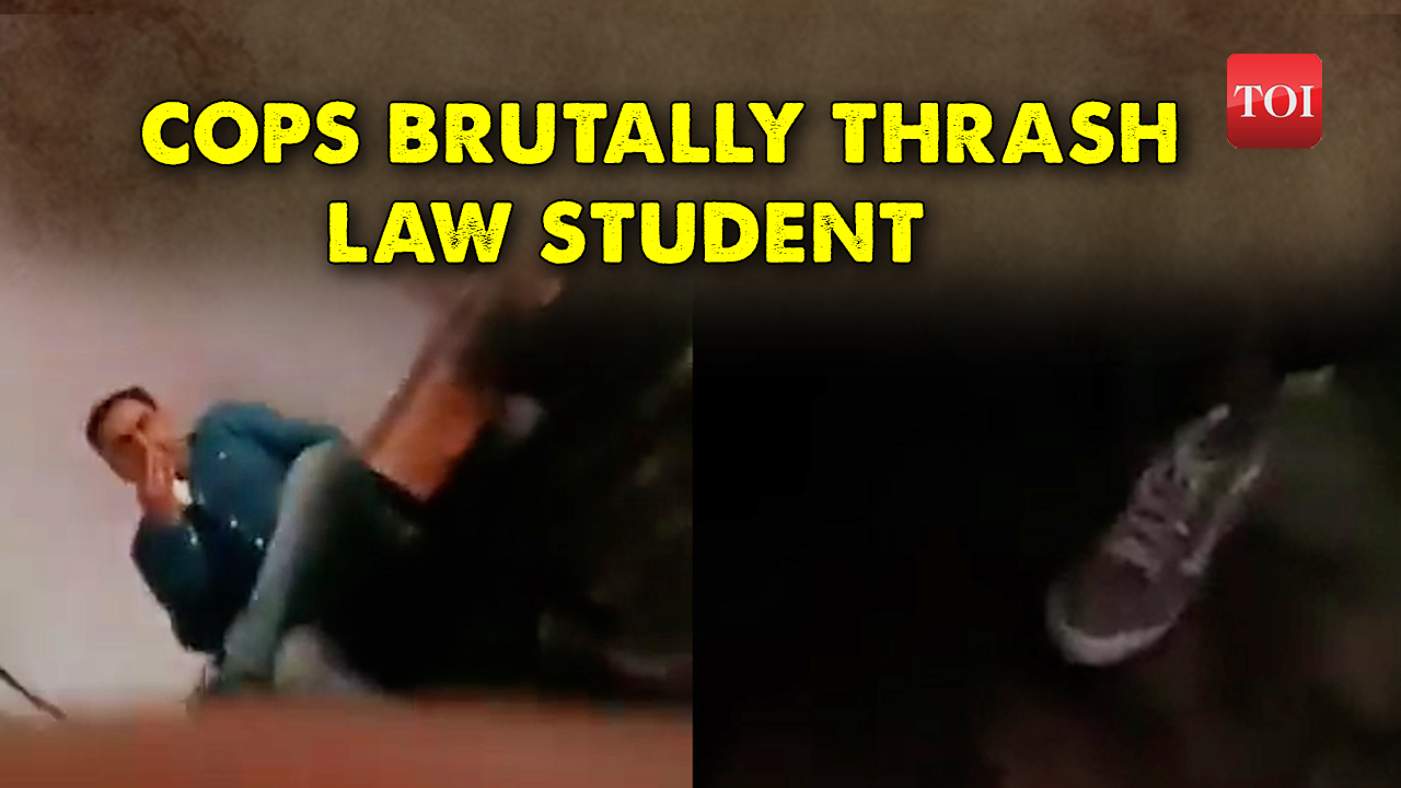 Cops Thrash Law Student Inside Police Station In Up S Greater Noida
