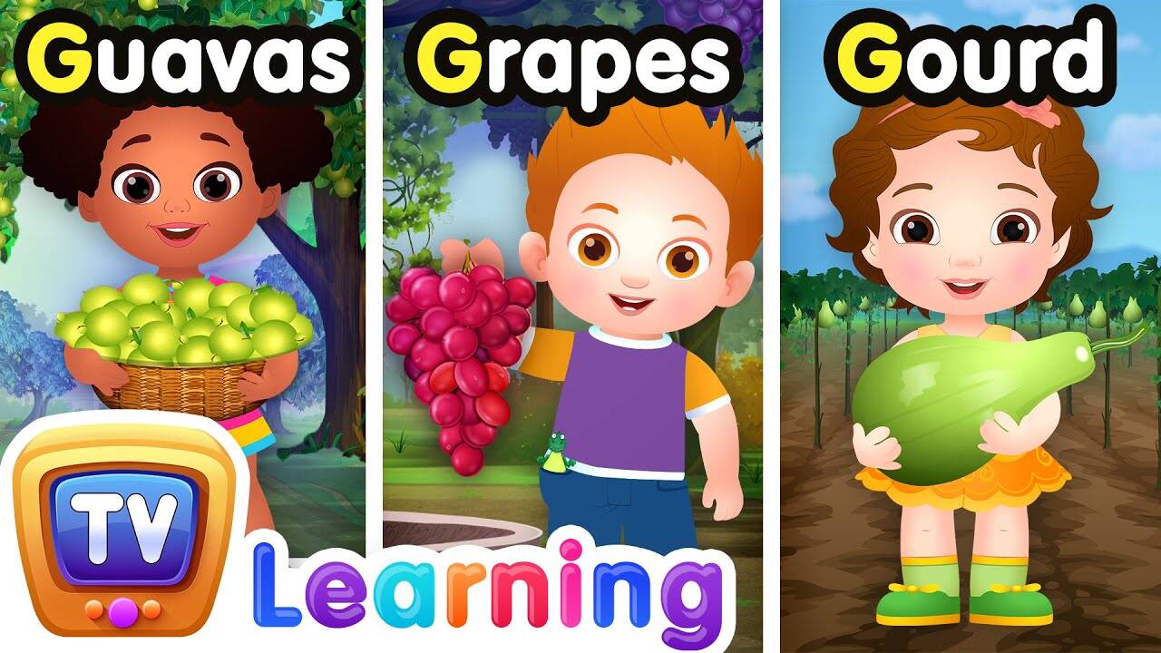 Nursery Rhymes in English: Children Video Song in English 'Letter “G”'