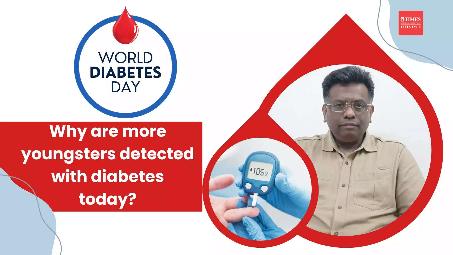 Why are more youngsters detected with diabetes today?