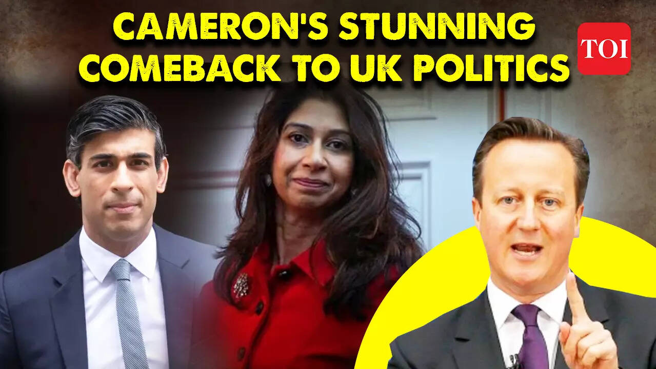 David Cameron's remarkable return to UK politics: Ex-UK PM takes key ...