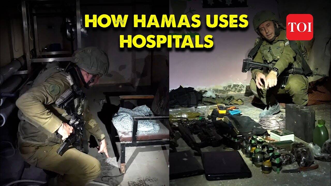 Israel Hamas war: IDF video shows Hamas weapons, signs of hostage ...