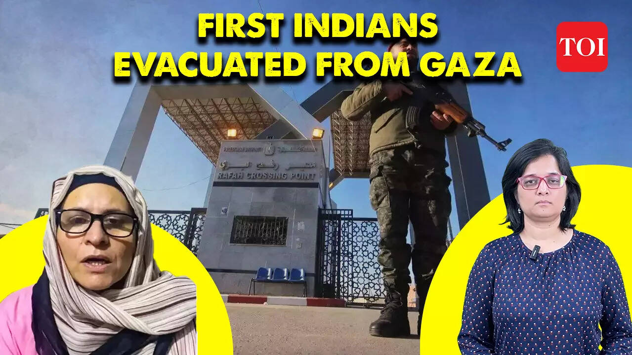 Israel-Hamas war: Indian woman evacuated from war-torn Gaza