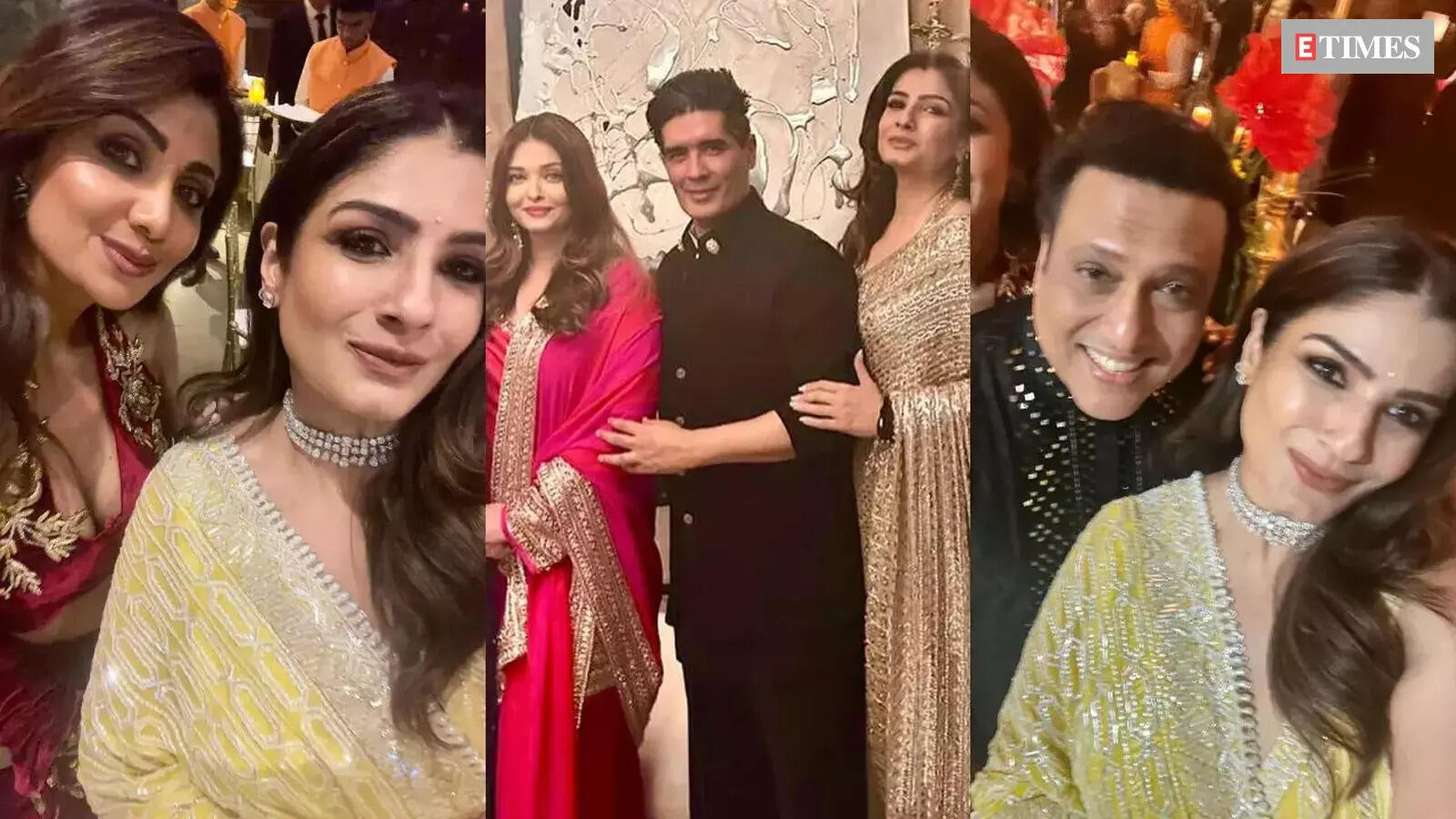 Raveena Tandon's Diwali dump includes pics with Sushmita Sen, Govinda ...