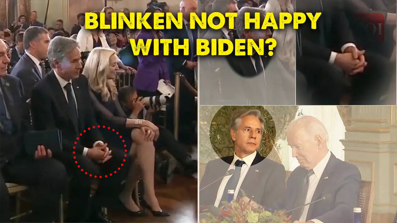 Watch: Video of Blinken’s reaction when Biden calls Xi ‘a dictator’ goes viral
