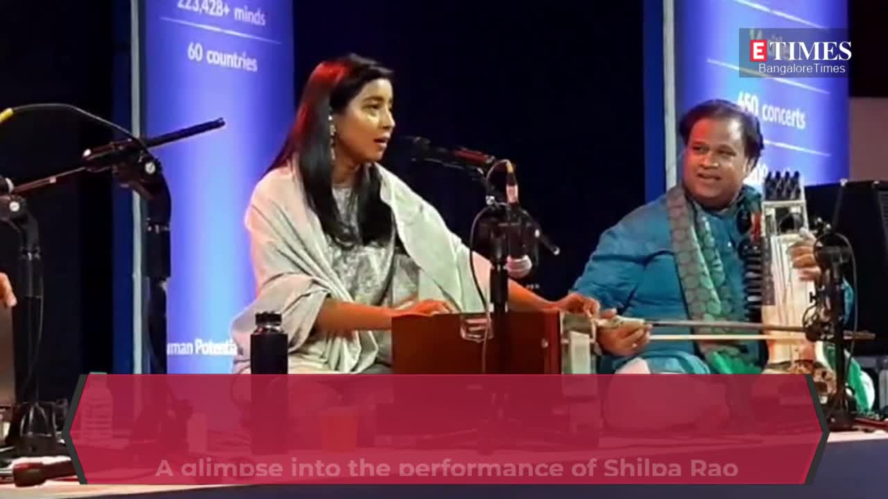 A glimpse into the performance of Shilpa Rao