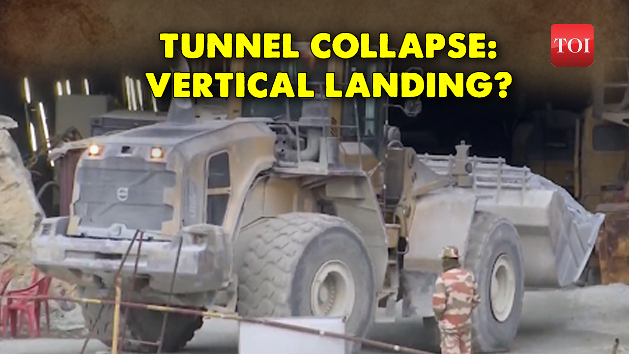 Uttarkashi tunnel collapse: Administration plans vertical landing to reach trapped workers