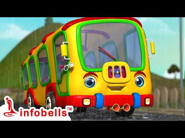 English Nursery Rhymes: Kids Video Song in English 'My School Bus Is ...