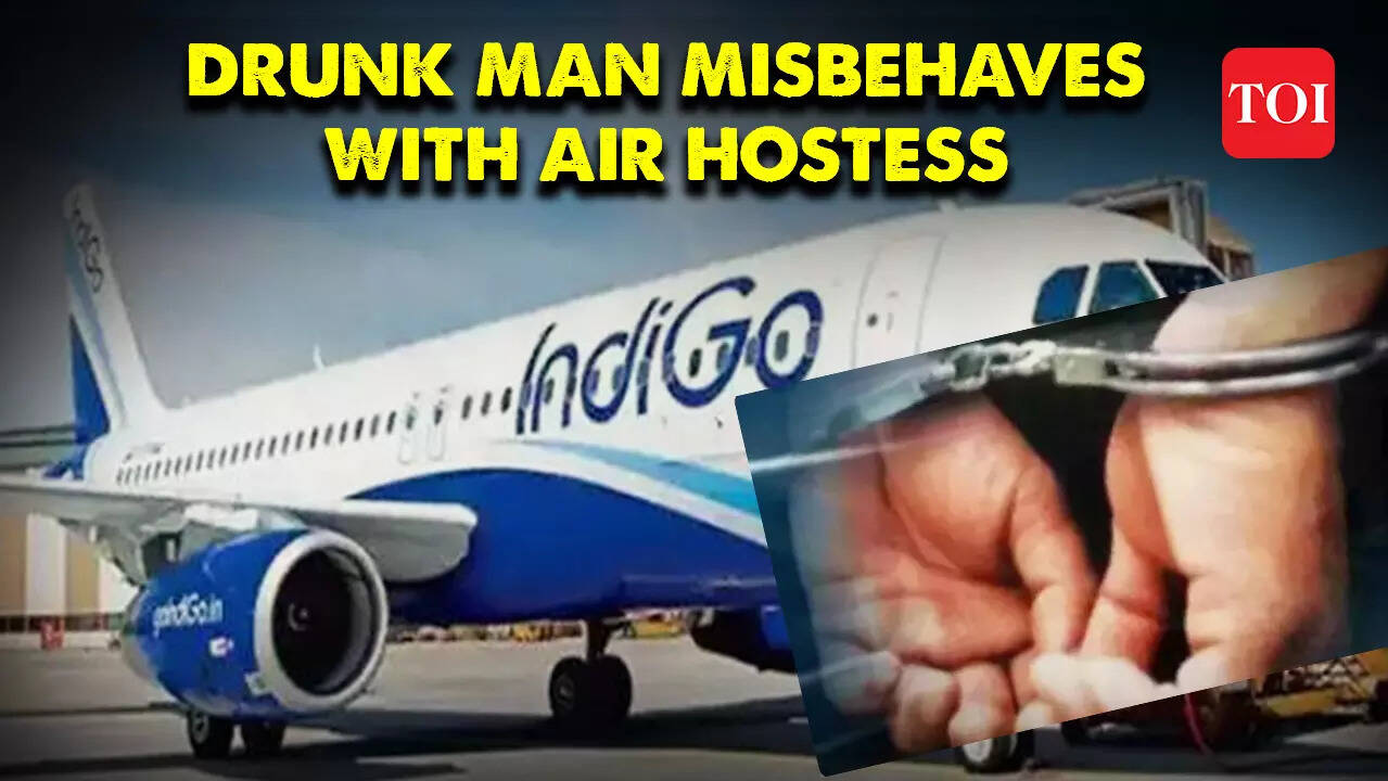 Drunk man misbehaves with air hostess onboard Jaipur-Bengaluru IndiGo ...