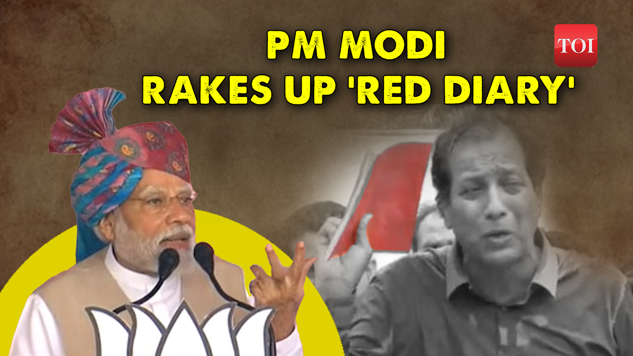 PM Modi: 'The diary is Red but the deeds are Black'