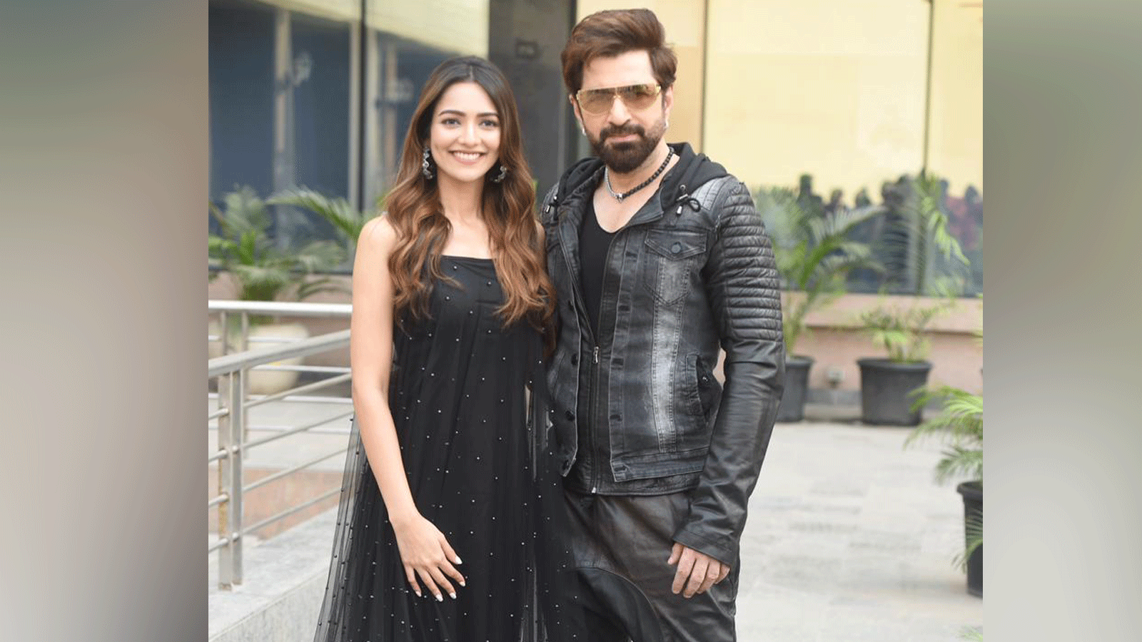 Bengali actor Jeet and Susmita Chatterjee spotted in Juhu