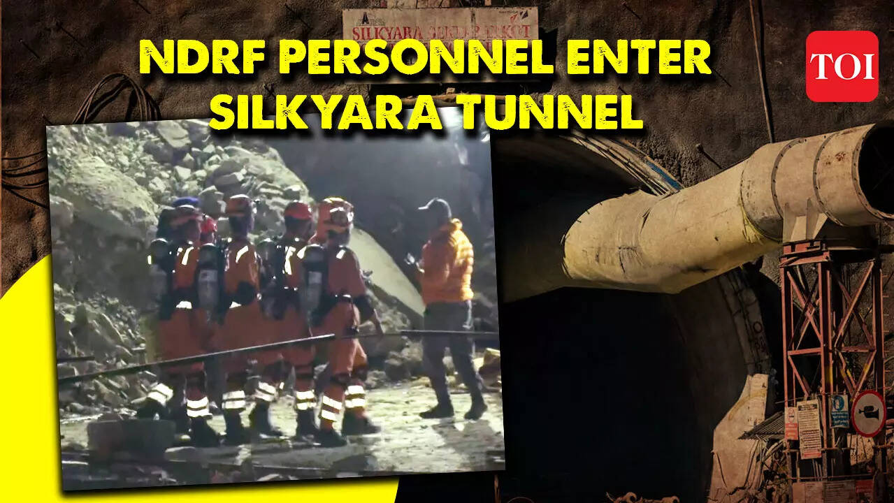 Dramatic Triumph: NDRF heroes penetrate Silkyara Tunnel, signalling major breakthrough in ...