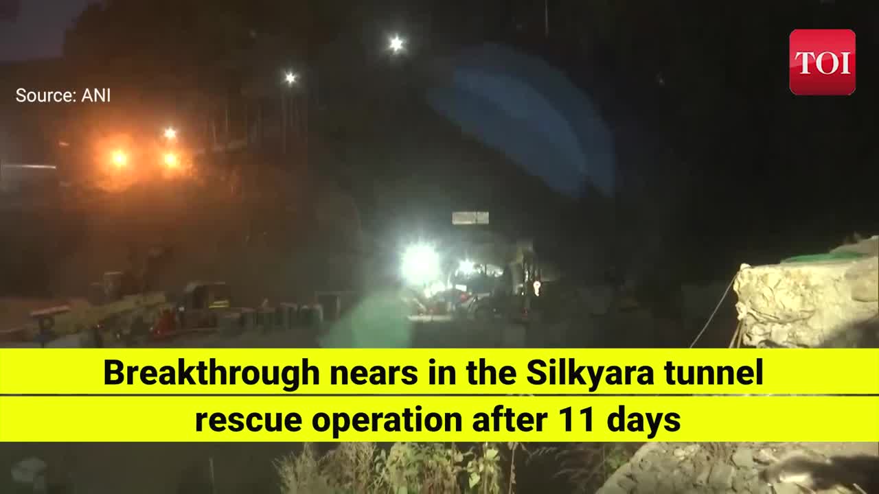 Uttarkashi Tunnel Collapse: 41 trapped workers near rescue as drilling progresses