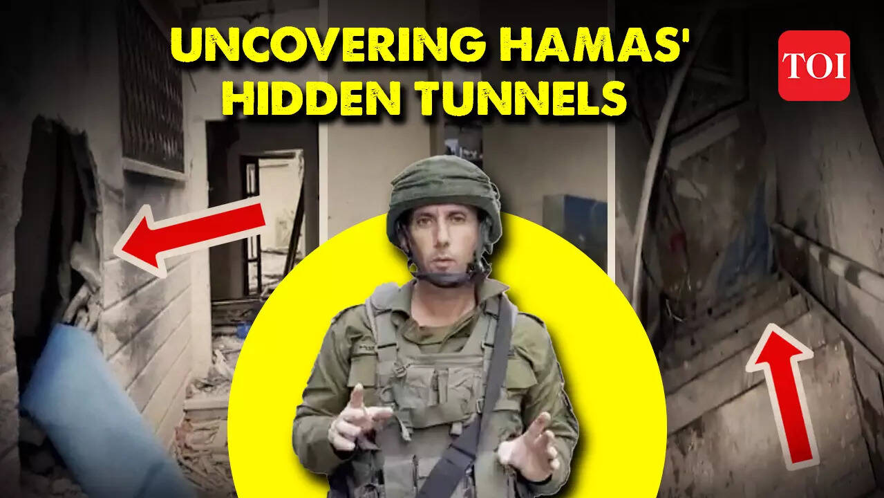 Israel-Hamas war: IDF reveals Hamas tunnel beneath a civilian house ...