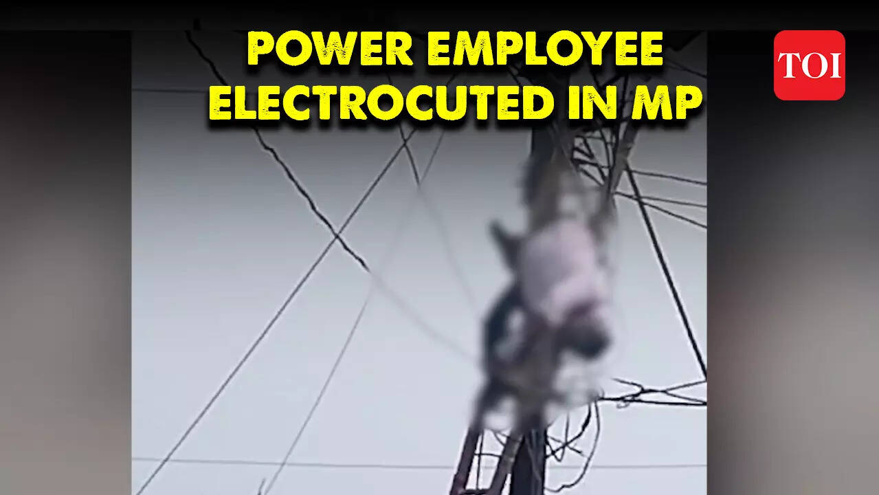 On cam: Power company employee electrocuted while working on electric ...