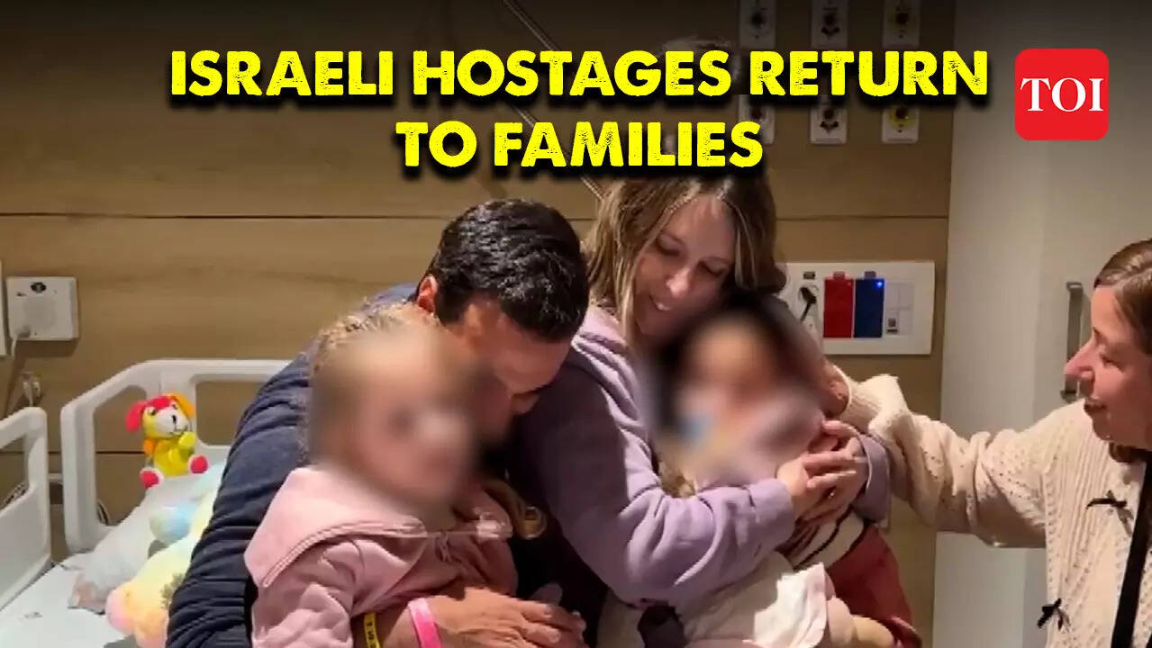 Emotional Reunion: Israeli hostages return home, reuniting with ...