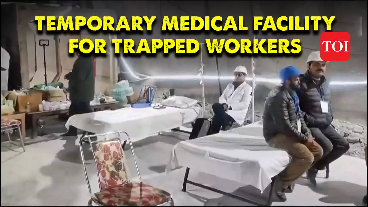 Uttarkashi tunnel collapse latest update: Doctors deployed at temporary ...