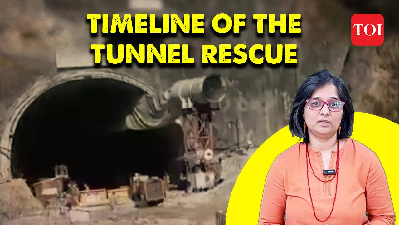 Uttarkashi tunnel collapse incident timeline: This is what happened between November 12 to ...