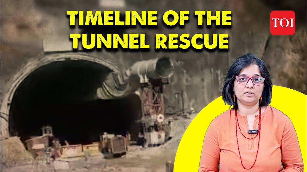Uttarkashi Rescue Explained | How Silkyara Tunnel Rescue Operation ...