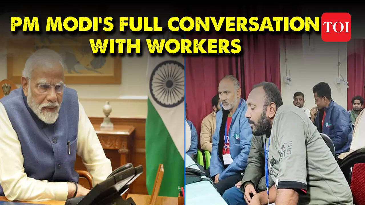 What PM Modi said to 41 Workers: Watch PM Narendra Modi's full ...