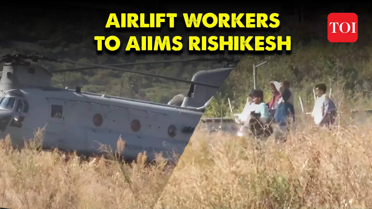 Chinook: Uttarkashi: Military deploys Chinook at Chinyalisour airstrip ...