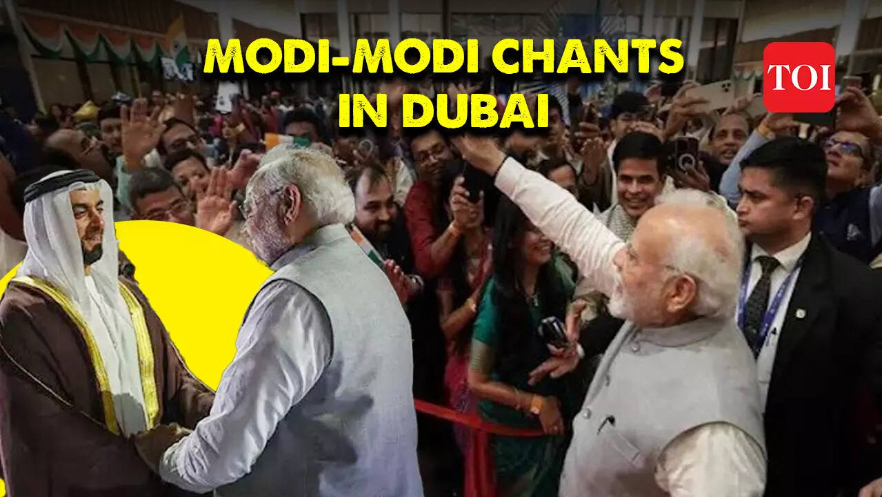 COP28: Indian diaspora chants 'Modi-Modi' to welcome PM Modi upon his arrival in Dubai