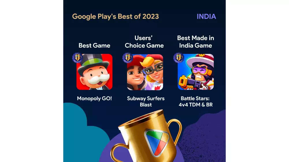 These are the winners of Google Play’s Best of 2023 in India gaming awards