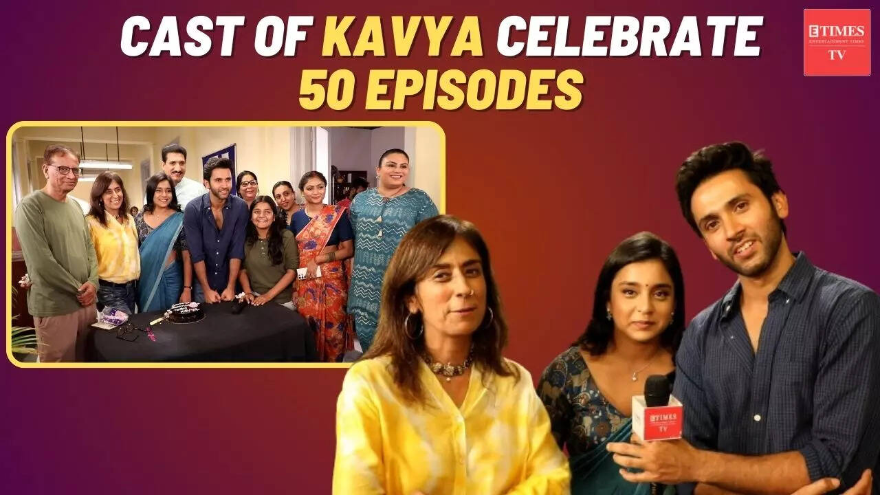 ek jazbaa: Mishkat Verma, Sumbul Toqueer and cast celebrate Kavya: Ek Jazbaa Ek Junoon ...