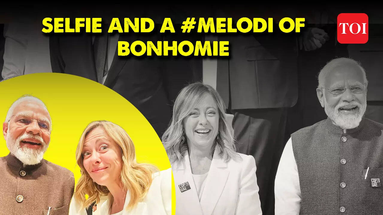 "Good friends at COP28" : Italian PM Meloni's selfie post with PM Modi ...