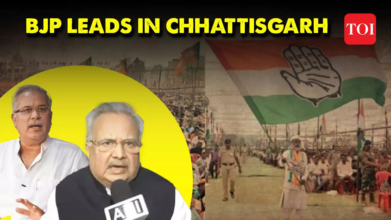 Chhattisgarh BJP vs Congress: BJP, Congress in close contest according ...