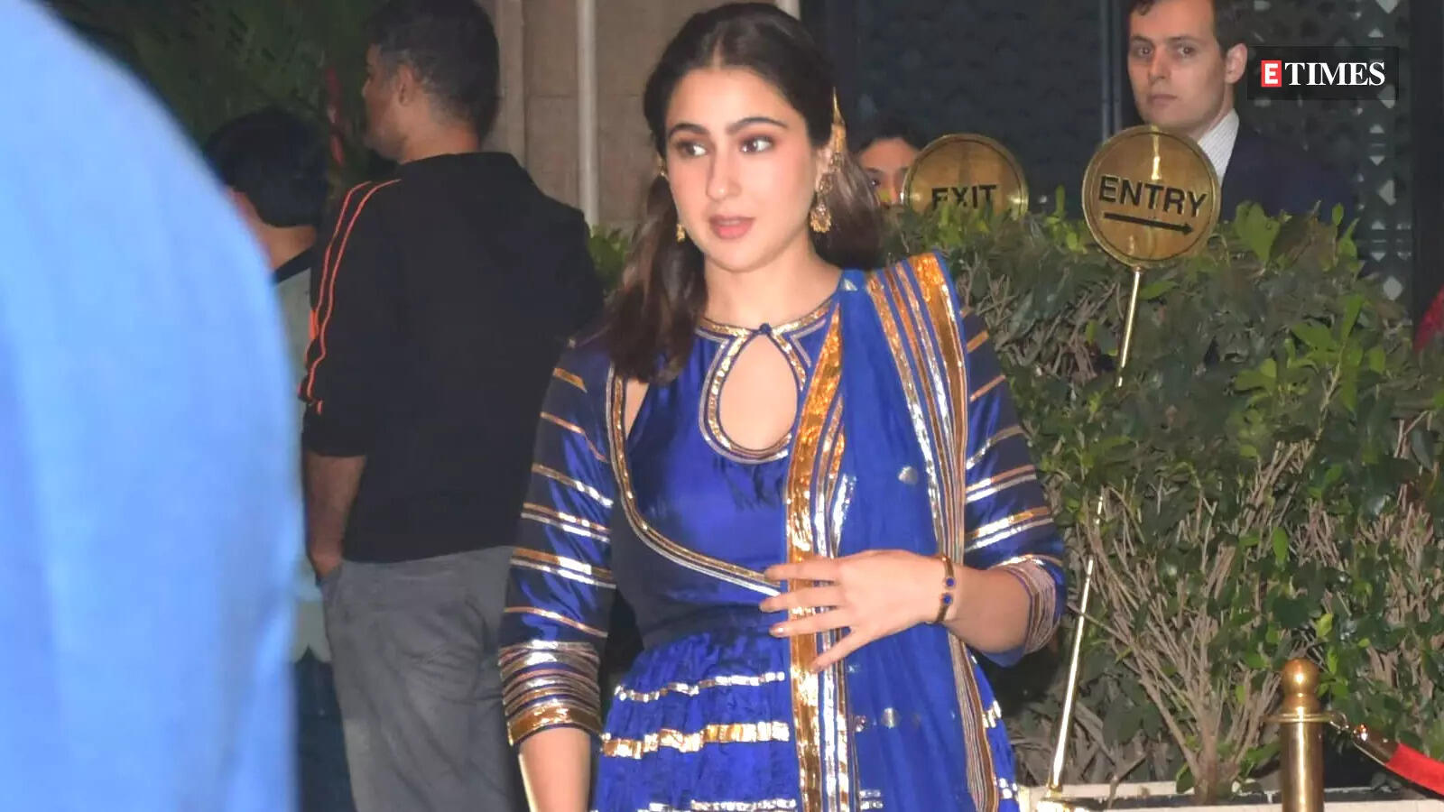 Sara Ali Khan dazzles in blue as she attends Sharmin Segal and Aman ...