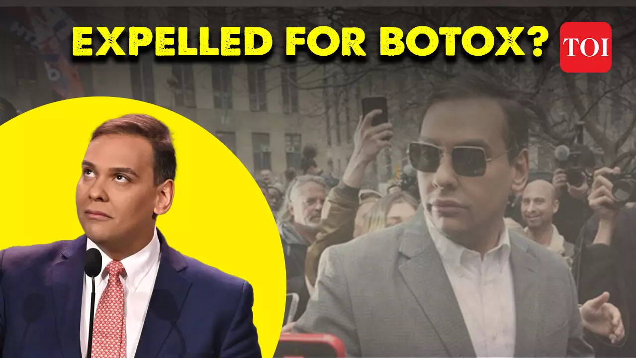 "Bye Bye George Santos" US lawmaker George Santos expelled from ...