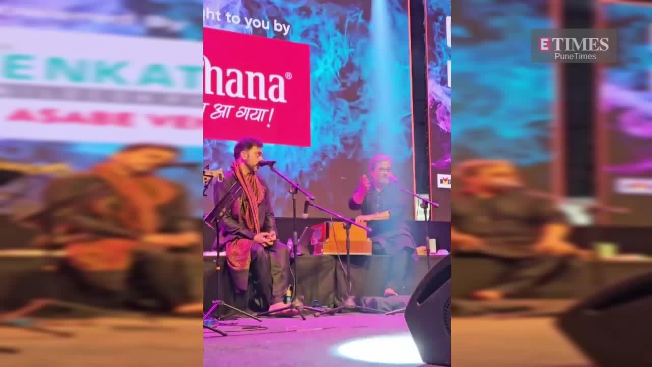 vishal: 'Naina Thag Lenge' that won them a standing ovation from Punekars