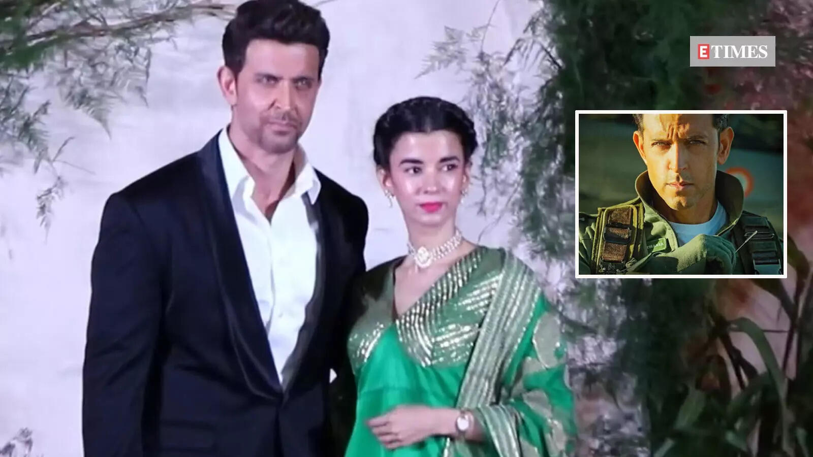 'Go Patty': Saba Azad reacts to Hrithik Roshan's fierce 'Fighter' look; dad Rakesh Roshan says ...