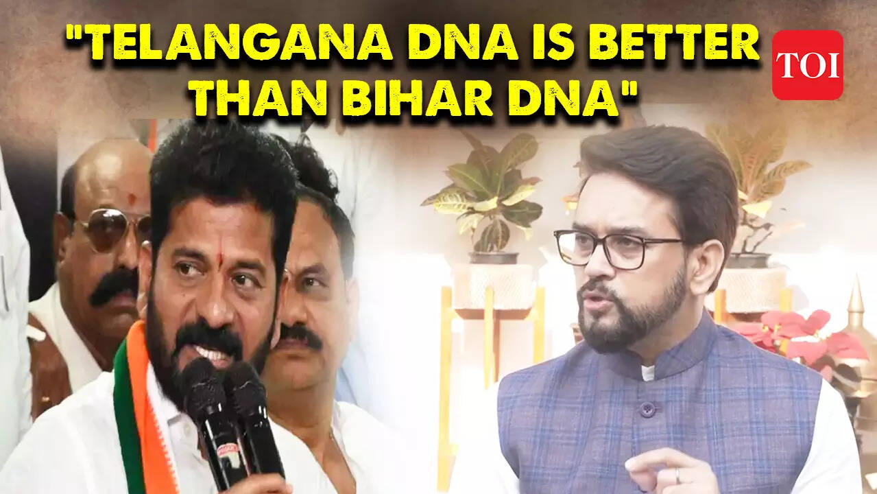 Revanth Reddy's 'DNA comment': Anurag Thakur questions Rahul Gandhi's silence