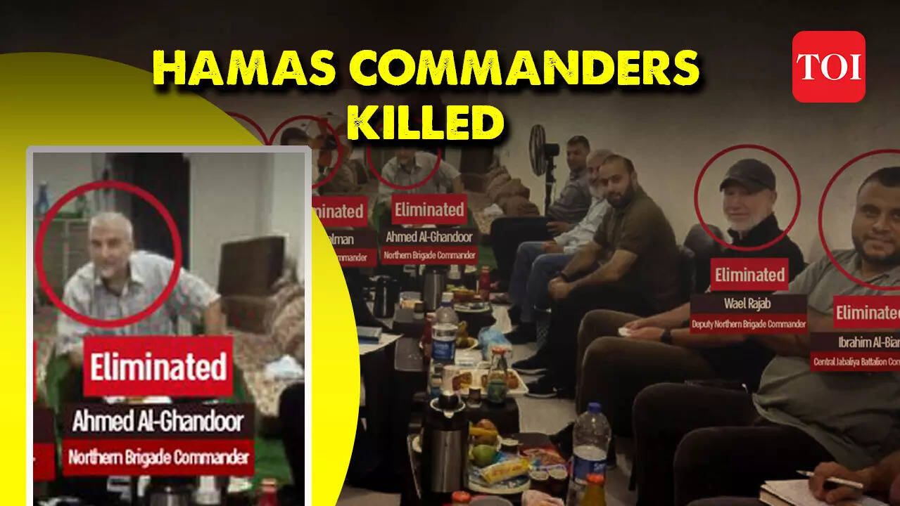 Israel releases image of killed Hamas leaders enjoying food