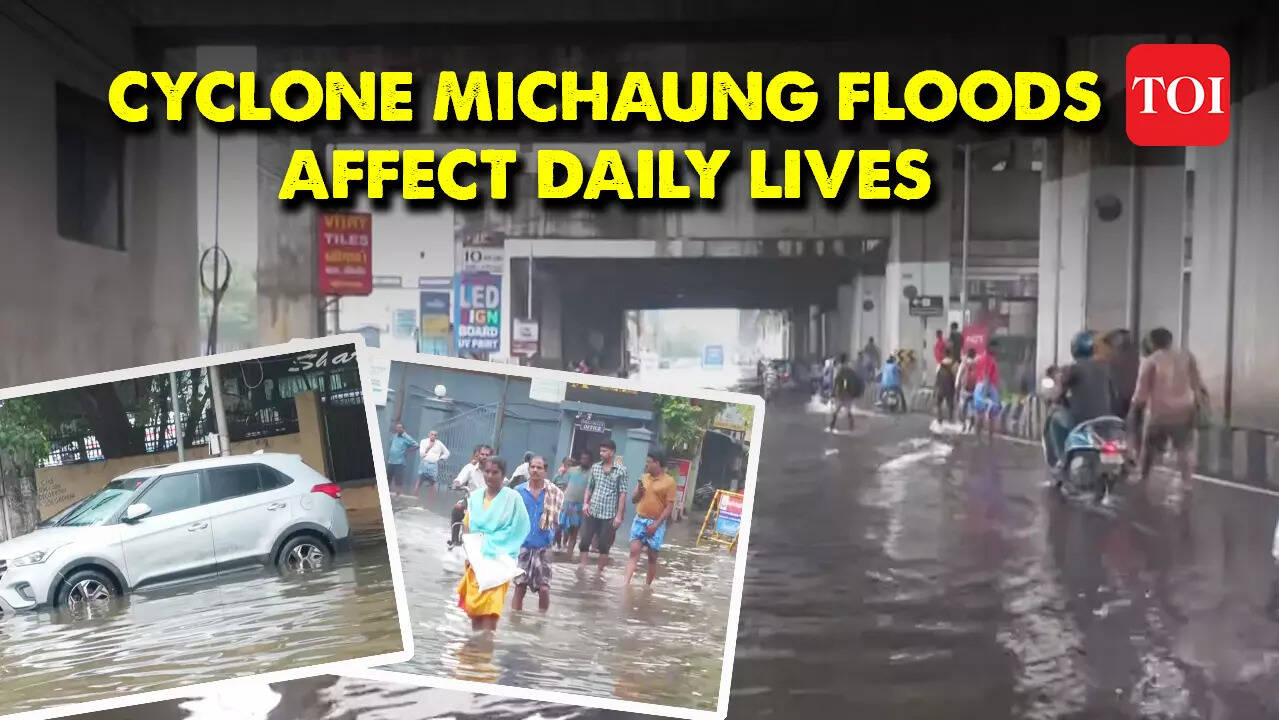 Parts of Chennai flooded in aftermath of Cyclone Michaung affecting daily lives of citizens