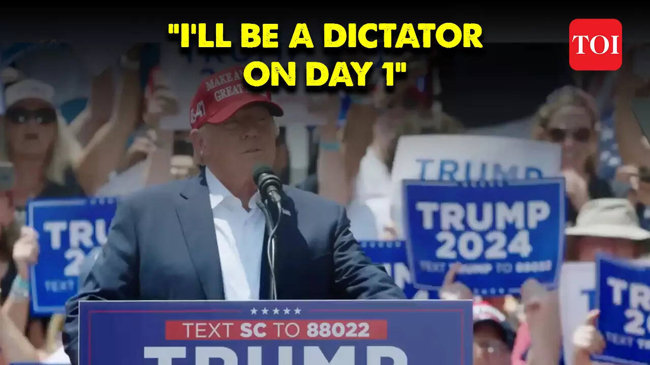 Donald Trump says he will be a dictator only on ‘day one’ if elected ...