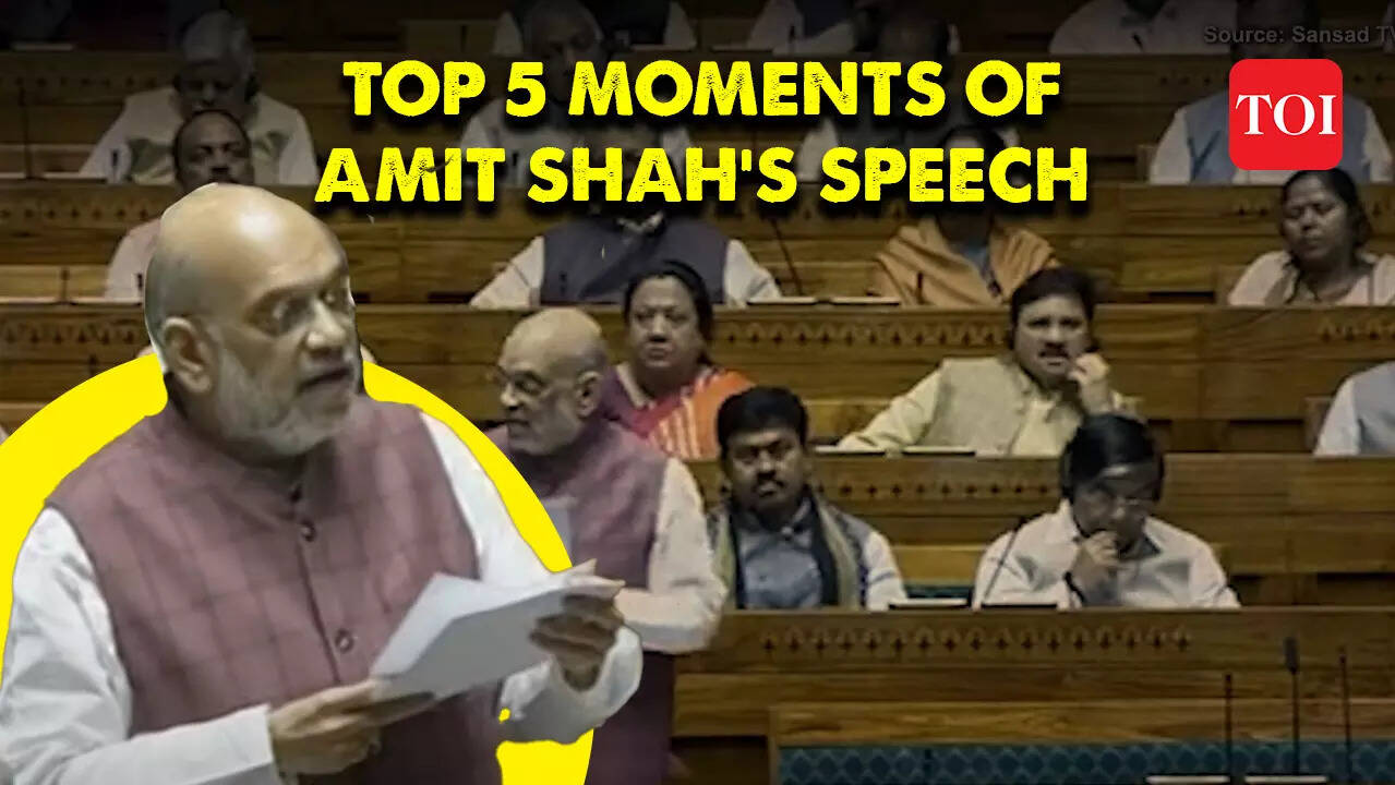 J&K Reservation Bill: Top 5 moments from Amit Shah's speech