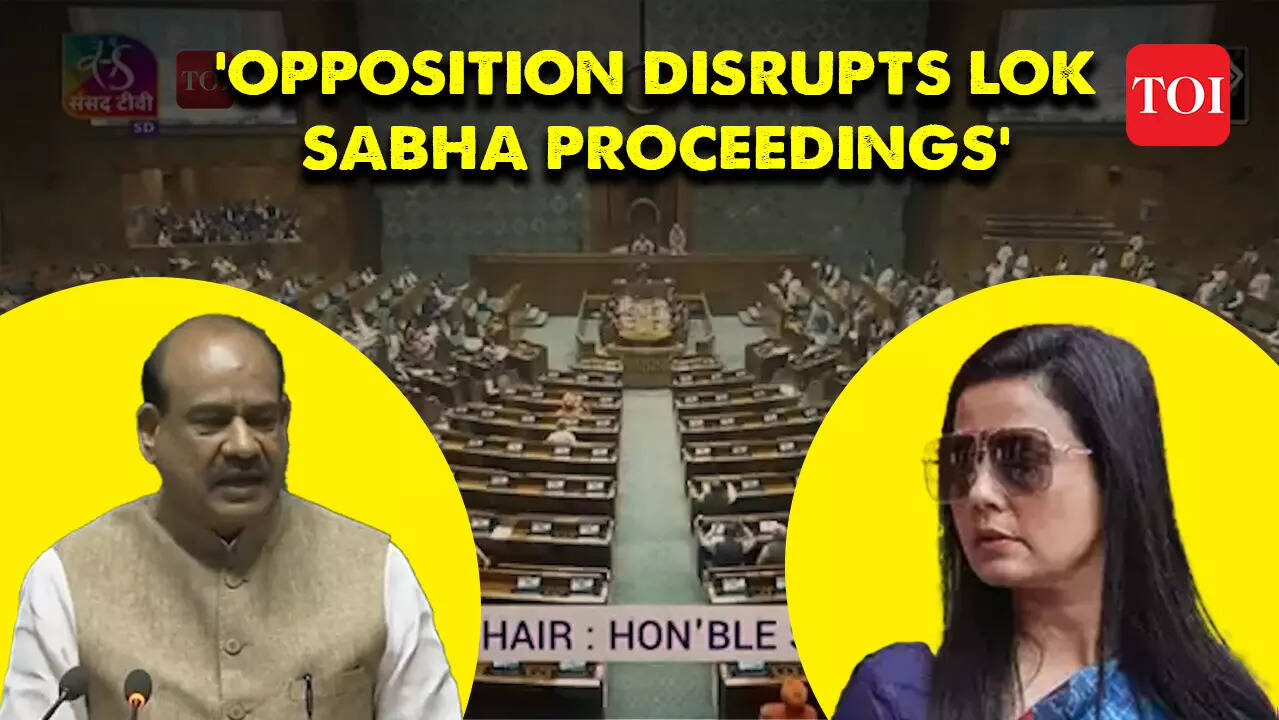 Lok Sabha Expels Mahua Moitra: Chaos erupts as opposition disrupts Parliament over cash for ...
