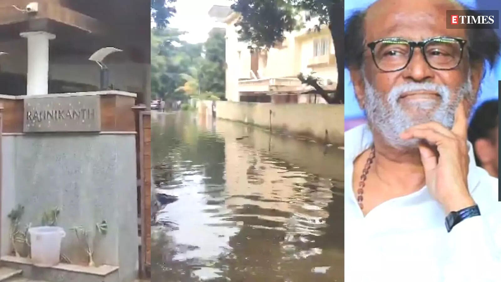 Viral video! Rajinikanth's Poes Garden house faces waterlogging due to ...