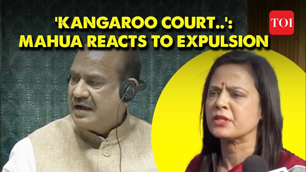 Watch: ‘Expelled’ TMC MP Mahua Moitra gets emotional, says ‘kangaroo court punished me’