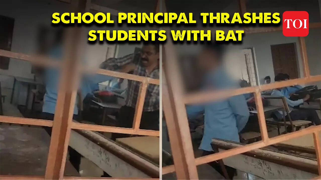 MP: Govt school principal thrashes two students with a cricket bat in ...