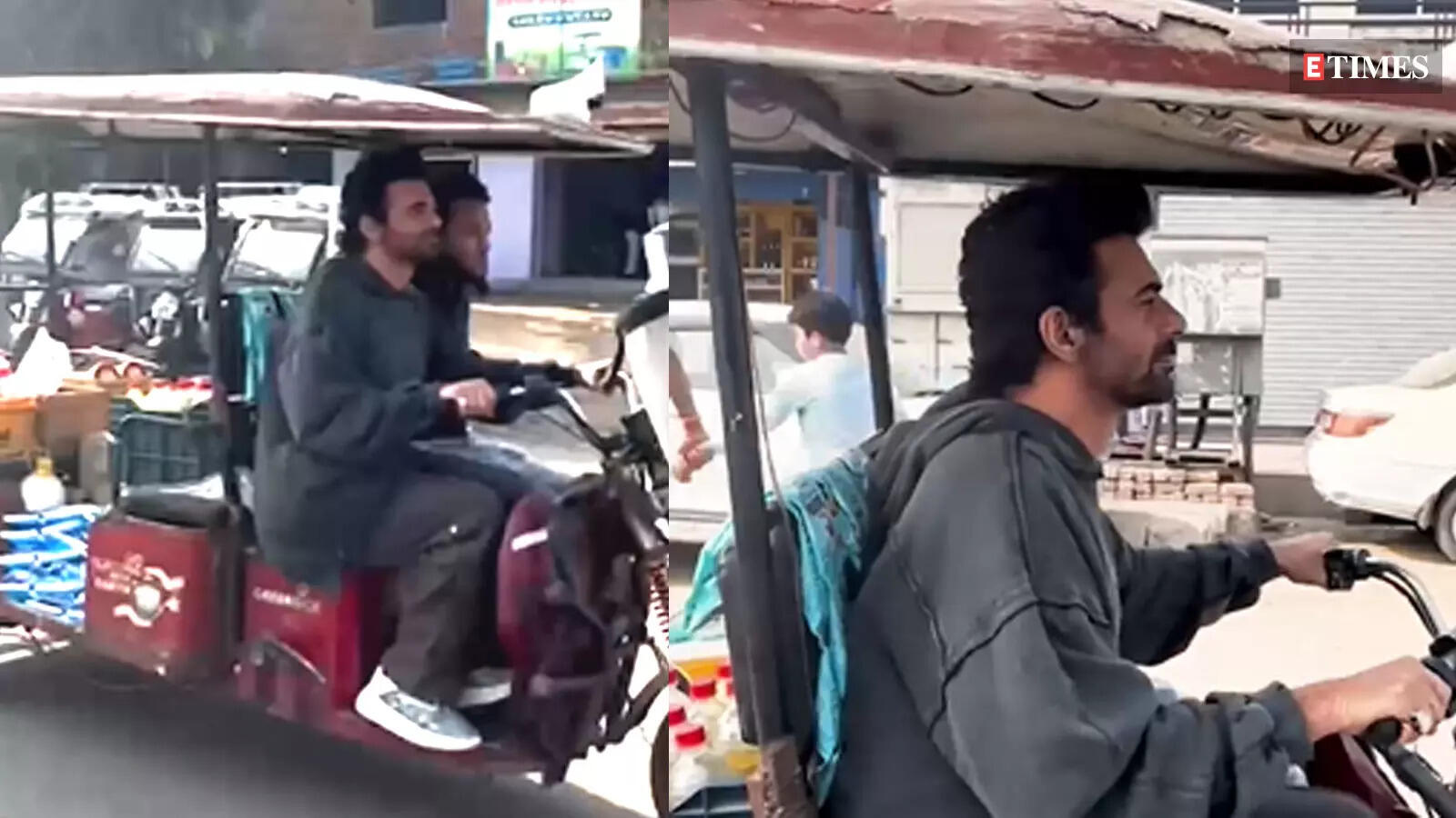 Comedian Sunil Grover drives an e-rickshaw; video goes viral!