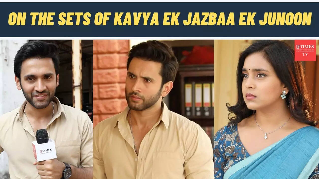 adi: On the sets of Kavya Ek Jazbaa Ek Junoon: Adi and Kavya have a small lover's tiff